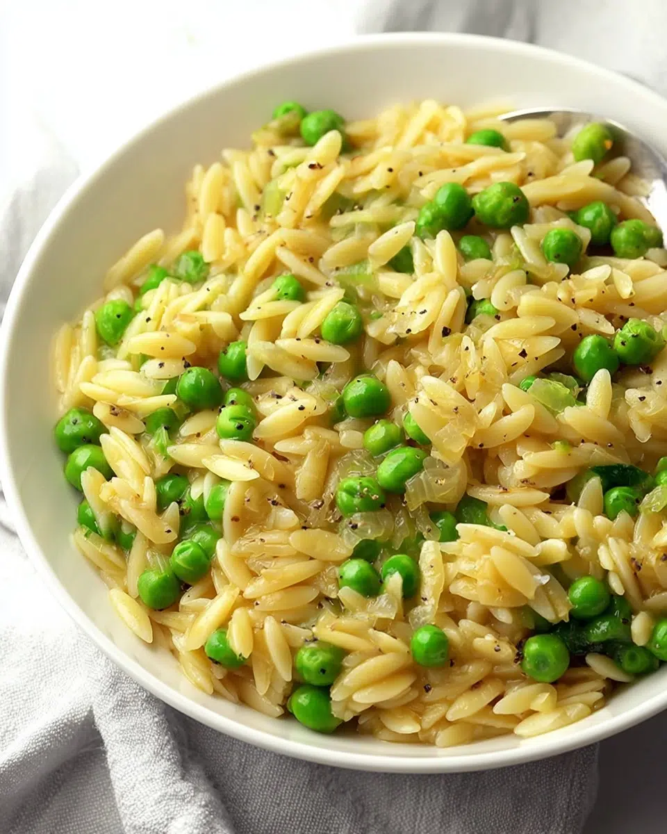 Parmesan Orzo and Peas: A Creamy Side Dish