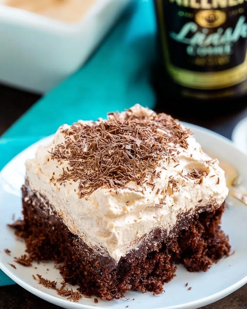 Irish Cream Poke Cake How to Make in 5 Easy Steps
